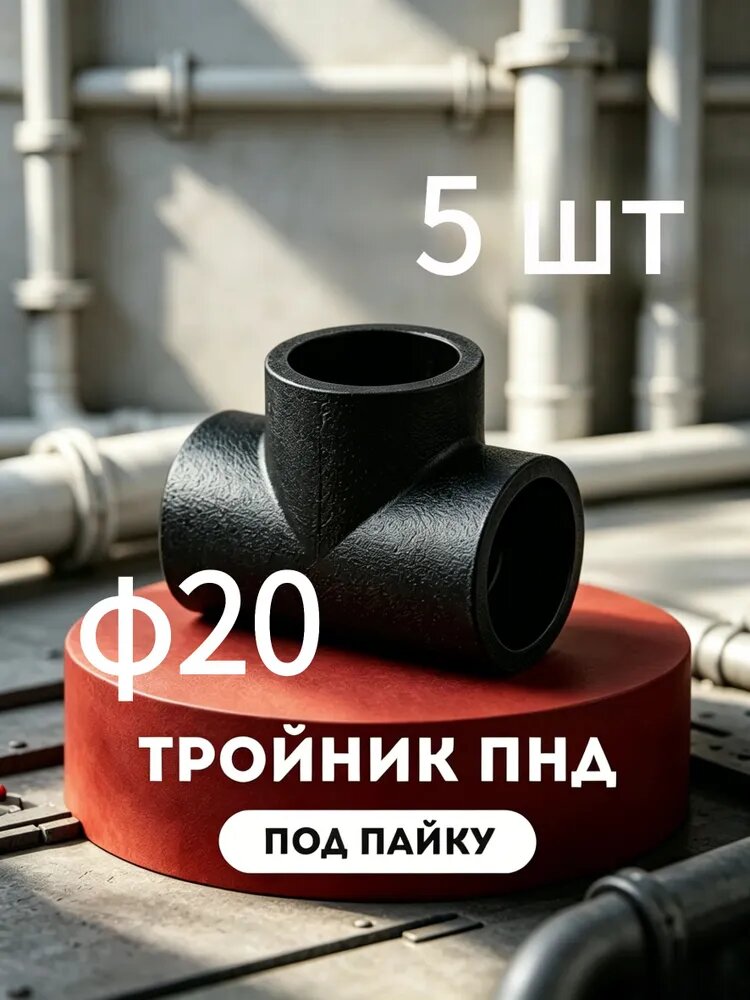 Тройник пнд 20 под пайку 5 шт
