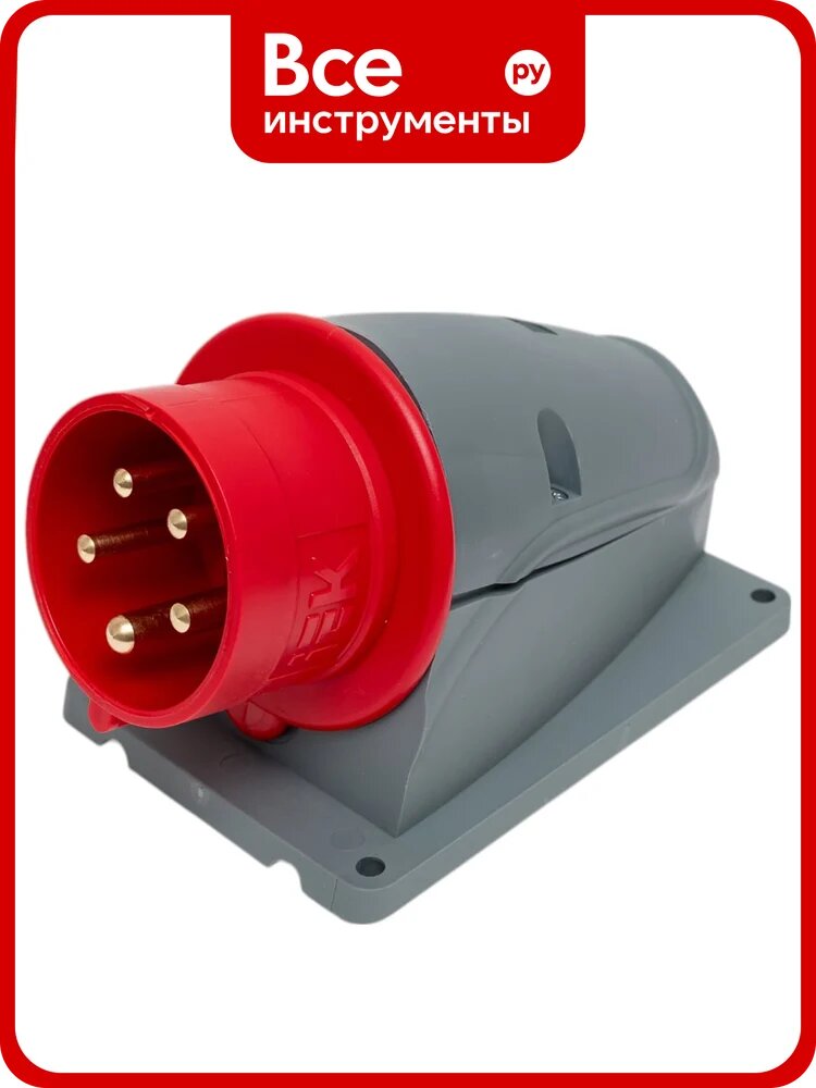 Стационарная, IEK, вилка IEK ССИ-515 16А-6ч/200/346-240/415В 3Р+РЕ+N IP44 MAGNUM PSN52-016-5, Дополнительные
