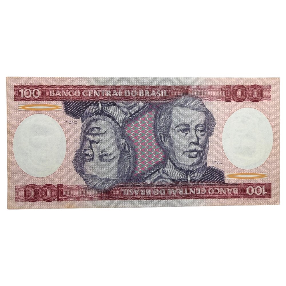 Бразилия 100 крузейро 1984 г. (Подпись Ernane Galveas, Affonso Pastore) (Серия A A)