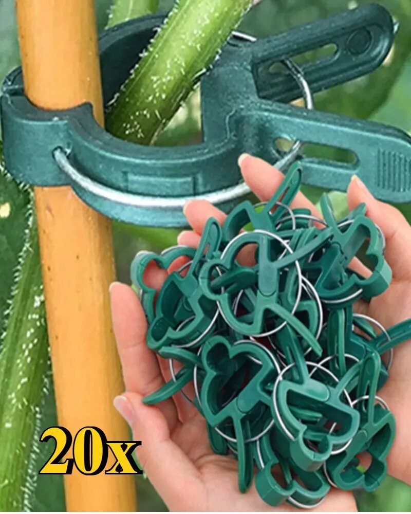 Клипсы для парника, Пластик, 20 шт