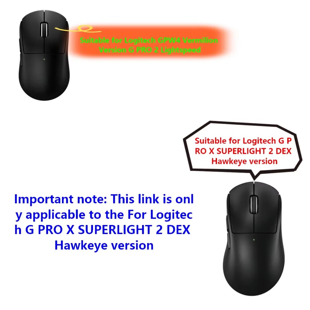 Logitech GPW4 Eagle Eye / G Pro X Superlight black shell — фото 1