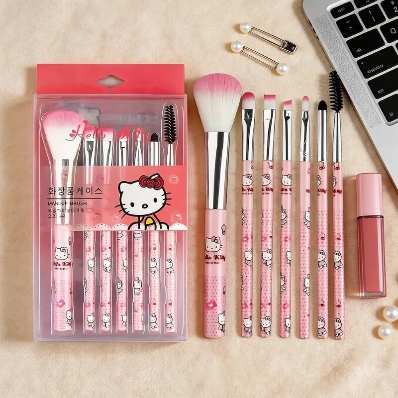 Набор кистей для макияжа Keeppley Hello Kitty 7 шт