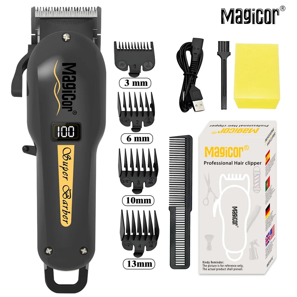 Машинка для стрижки волос MagicoR Super Barber H8090