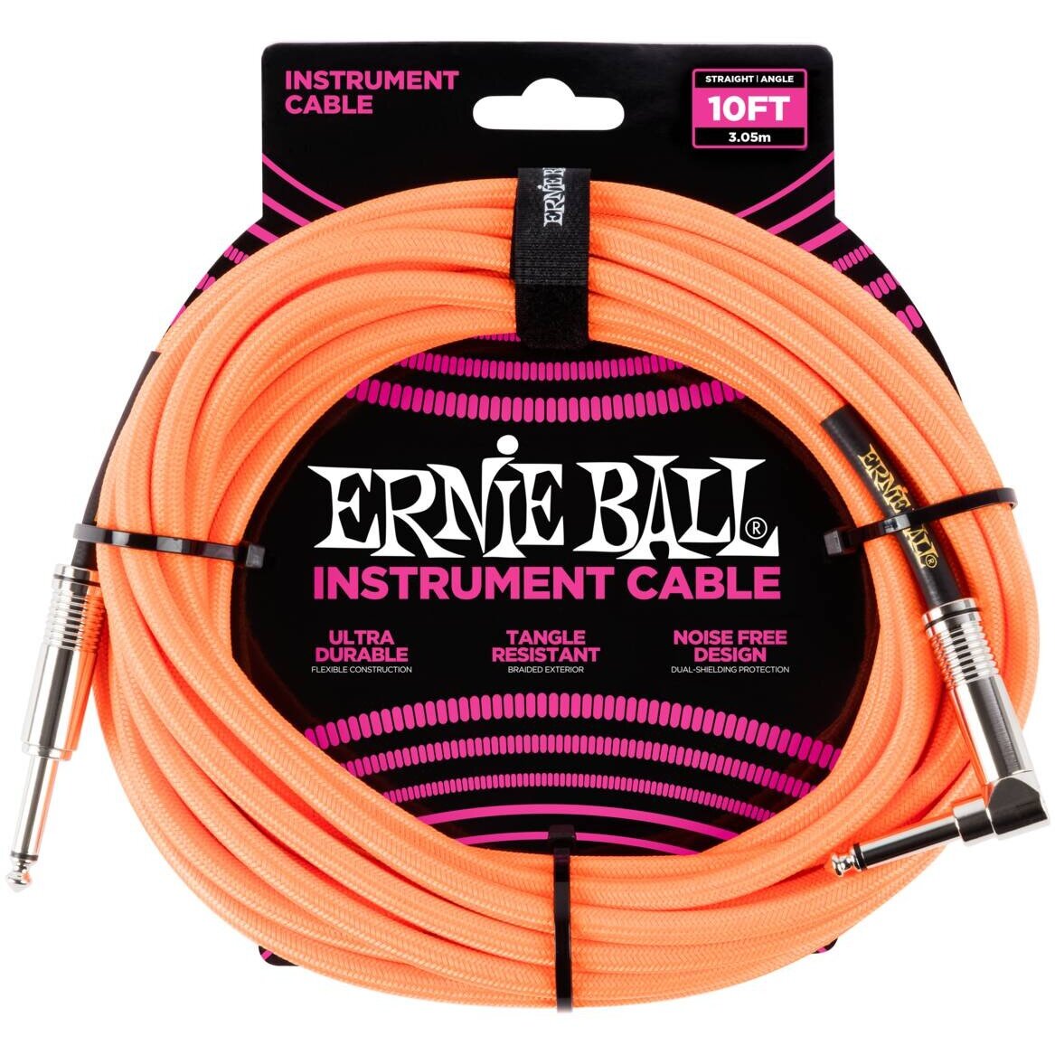 Кабель инструментальный ERNIE BALL 6079 3м. (прямой-угловой)