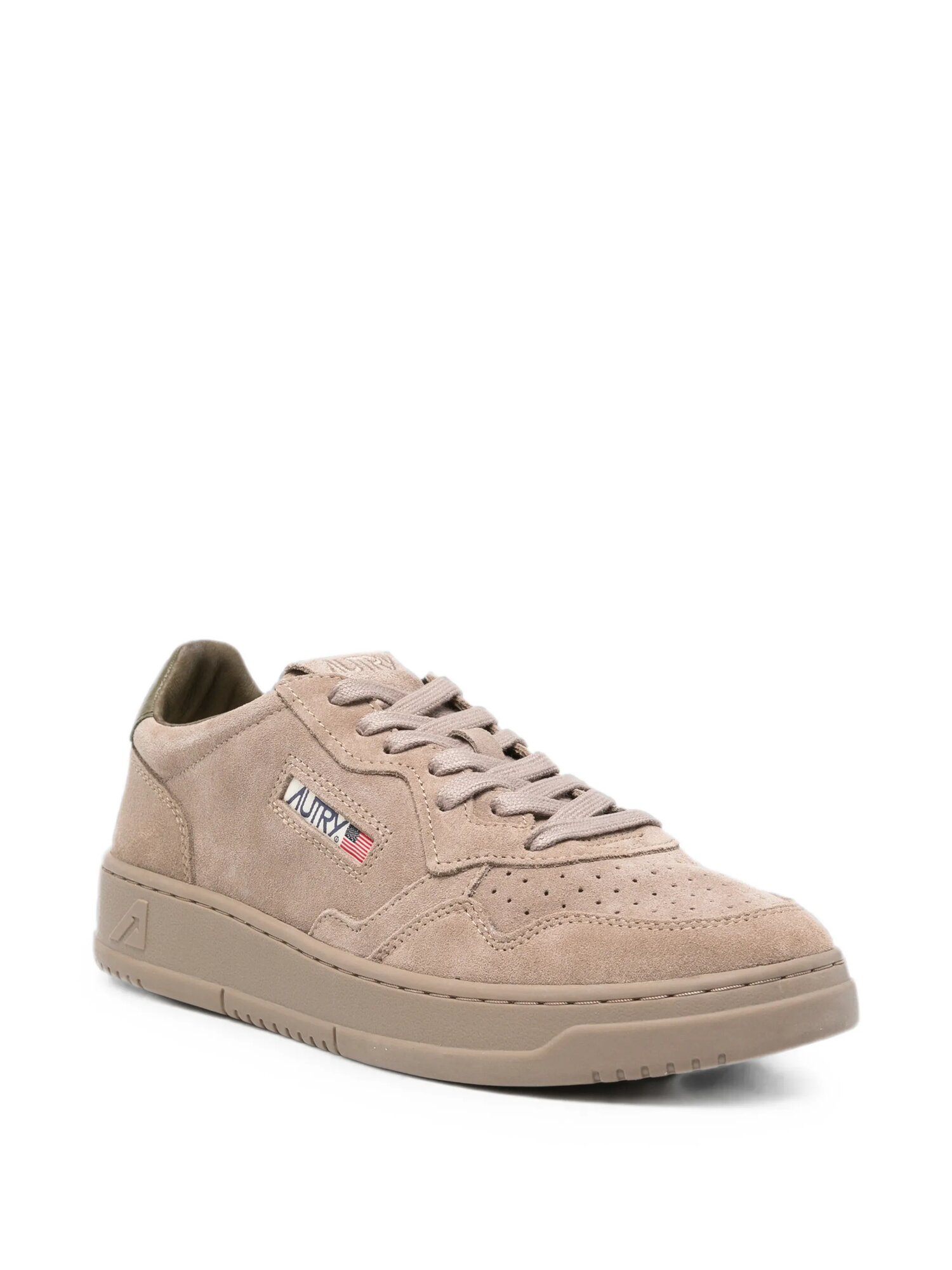Кроссовки AUTRY Perforated logo-patch sneakers, размер 44 — фото 1