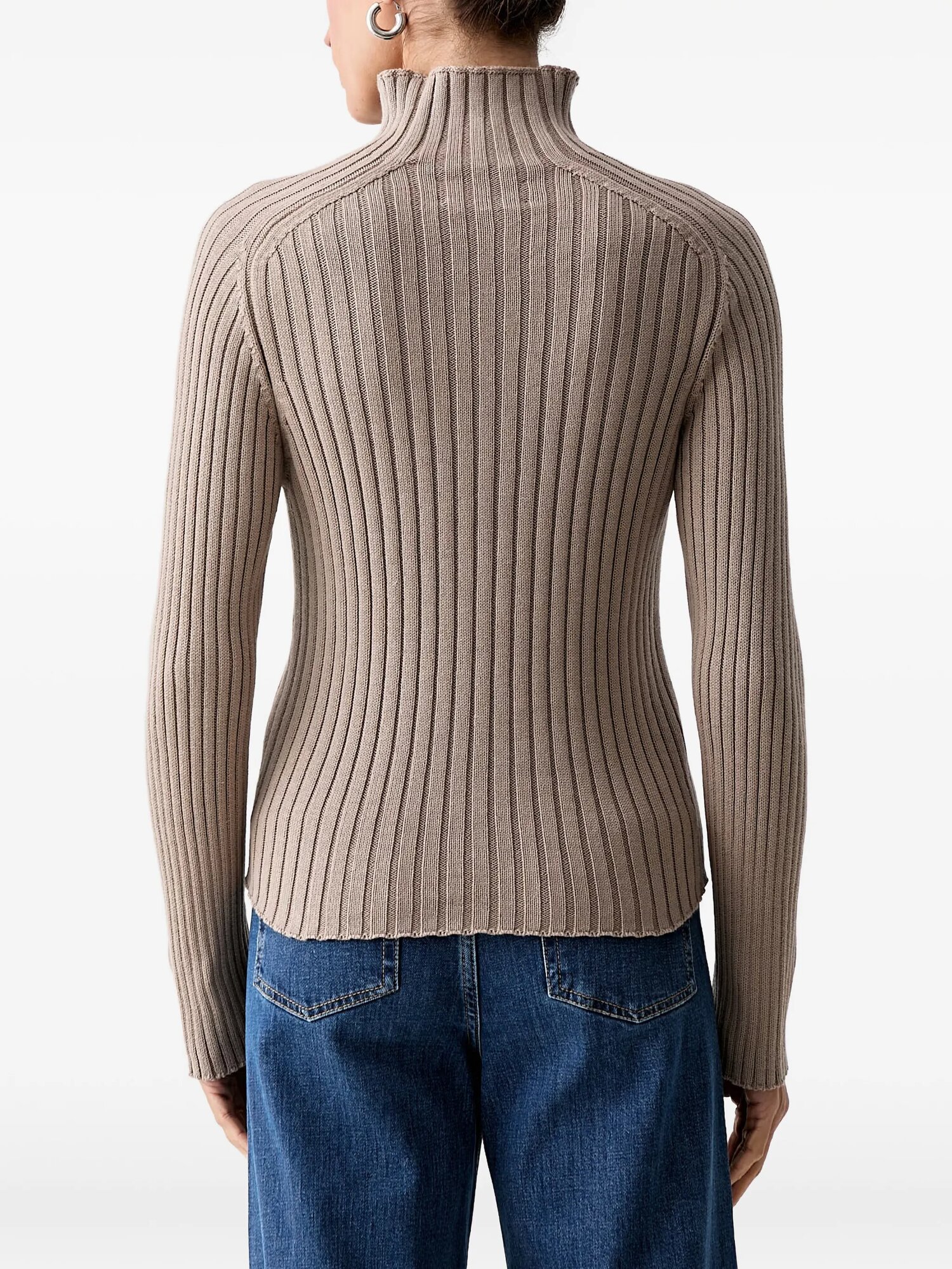 Свитер Marc O'Polo Ribbed-knit high-neck sweater, размер 42 EU — фото 1