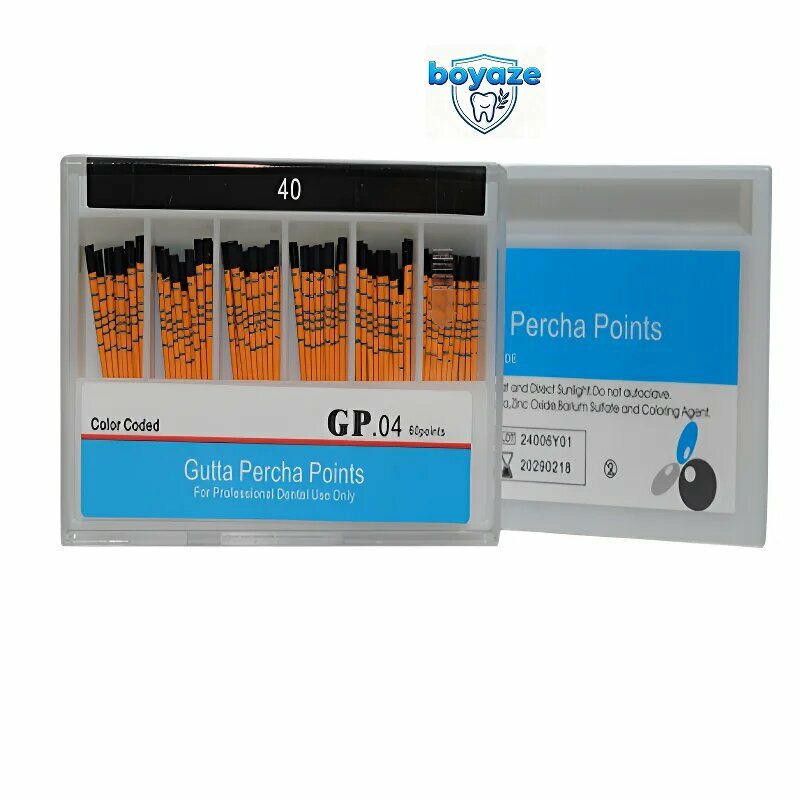 10 коробок гуттаперчи конусной формы 0.04 для стоматологии ckkuao 10Box Taper0440