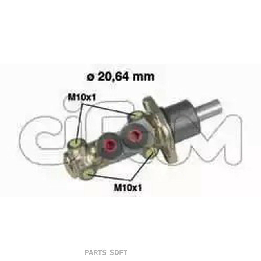 Цилиндр тормозной главный SEAT: IBIZA II 93-99, TOLEDO I 91-99, VW: CADDY I 82-92, GOLF I Cabriolet 82-93, GOLF II 83-91, JETTA II 84-91, PASSAT 88-96, PASSAT Variant 88- от официального дистрибьютора, CIFAM, артикул 202142
