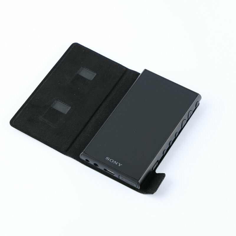 Кожаный чехол-книжка для Sony Walkman A45, A55, A105, A105HN, кобура, искусственная кожа, Черный,1