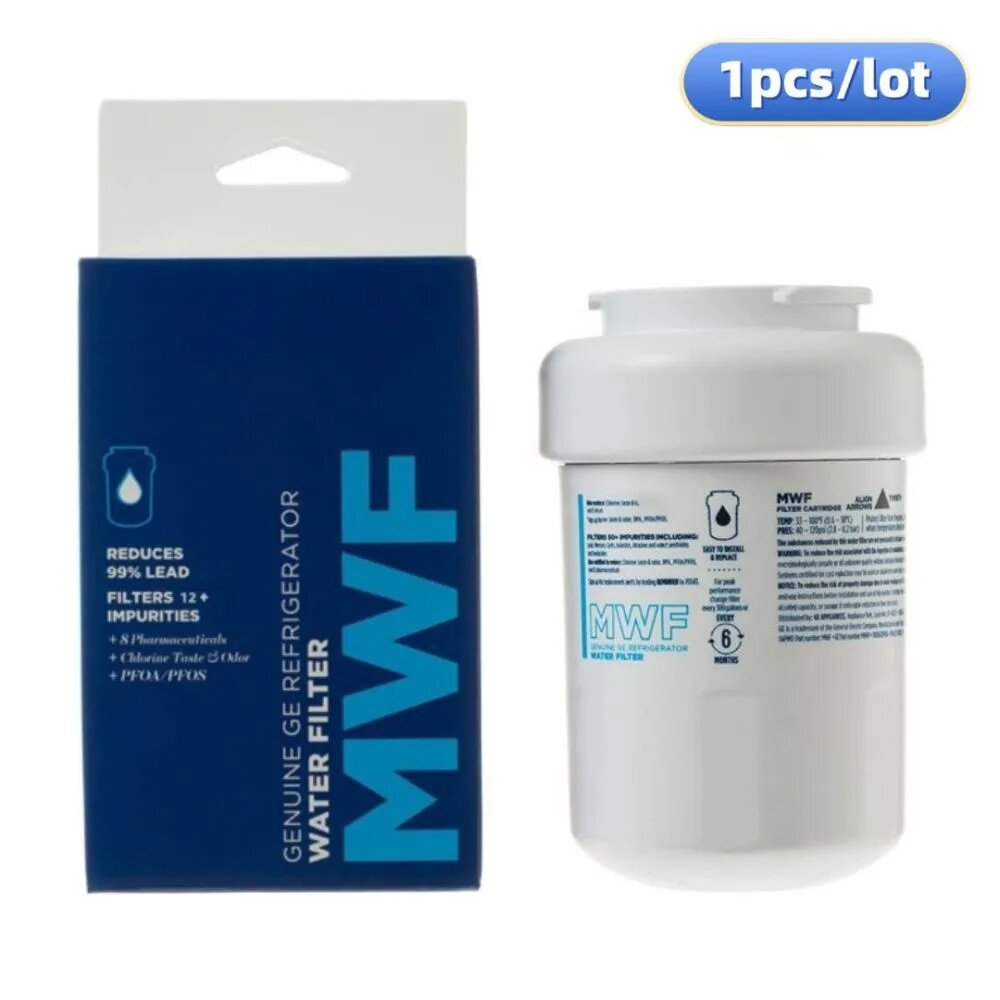 MWF замена фильтра для воды в холодильнике, совместимая с GE SmartWater MWFP, Kenmore 46-9991, модели MWFP, MWFINT, GWF, GWFA. Сертифицировано NSF для обеспечения качества