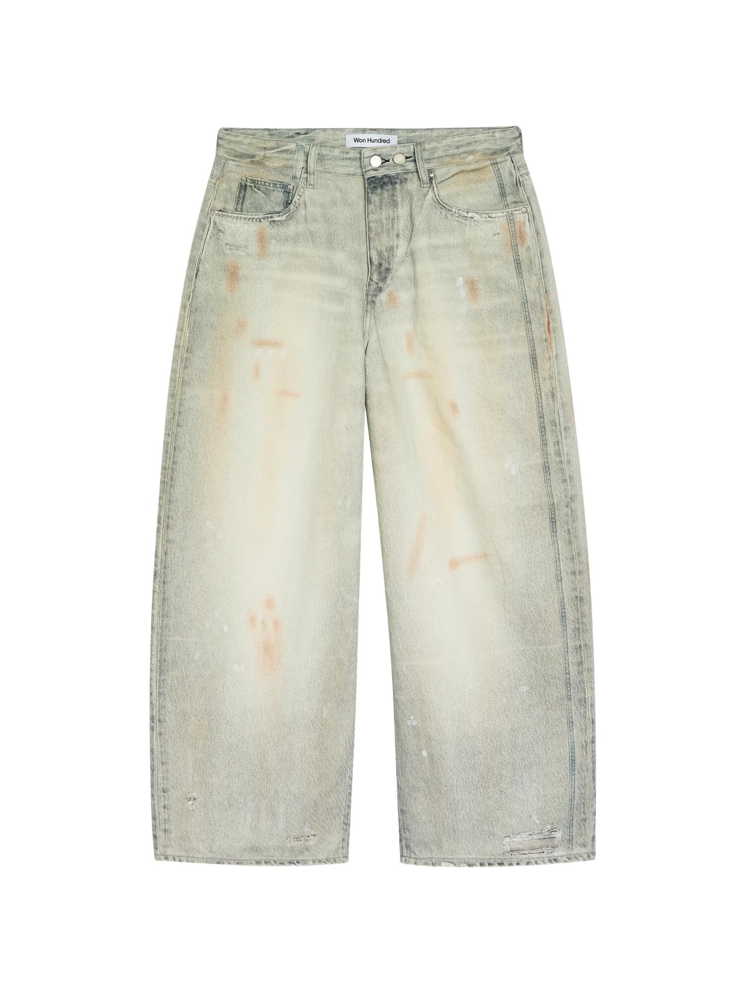 Джинсы Won Hundred Lyon digital-print distressed jeans