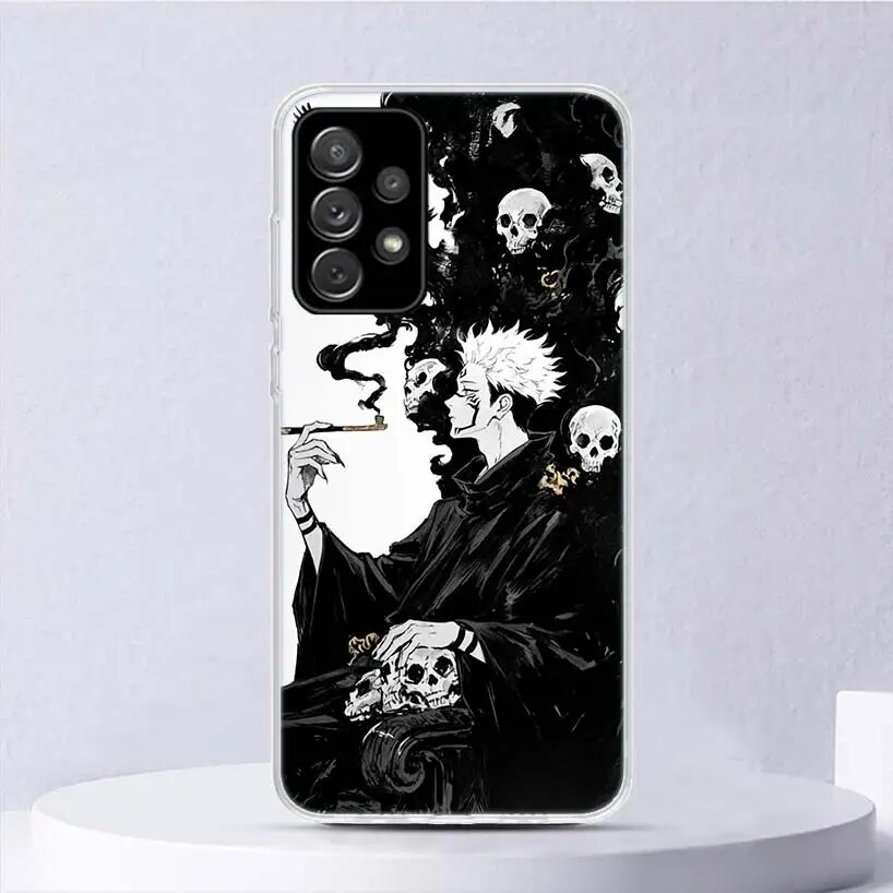 Мягкий чехол Kaisen J-Jujutsu Ryomen Sukuna для Samsung Galaxy A16 A15 A14 A13 A56 A55 A54 A53, чехол для телефона A26 A36 A25 A35 A24 A34