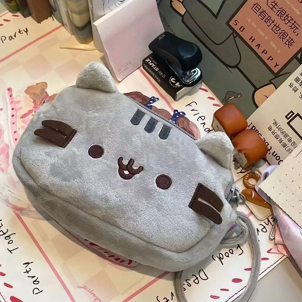Пенал для девочек школьный "Pusheen the Cat" канцелярская сумка
