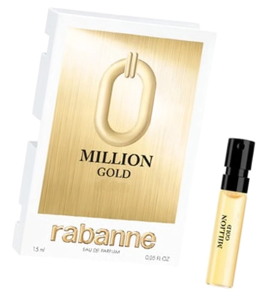 Мужская парфюмерная вода Paco Rabanne Million Gold 1.5 мл пробник - Пако Рабан Миллион Голд насыщенный