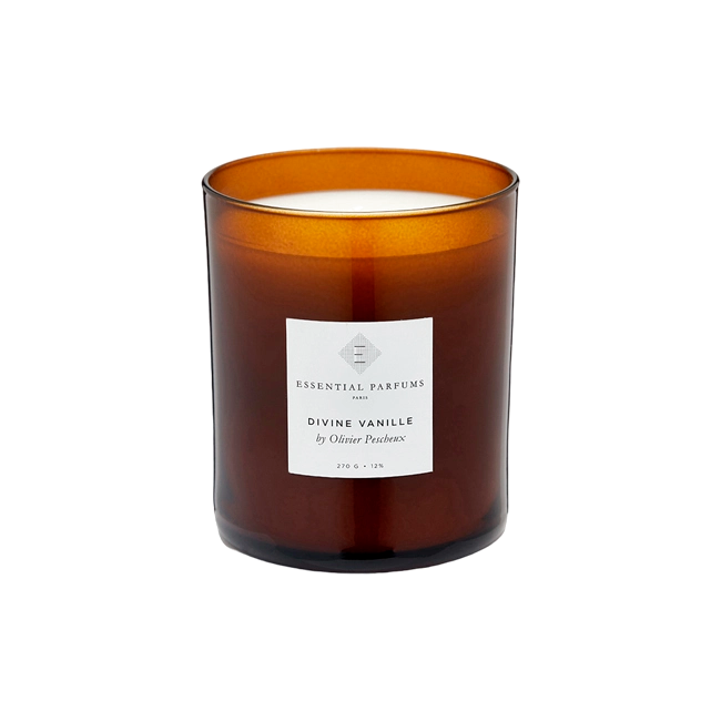 Свеча парфюмированная Essential Parfums Divine Vanille 270 гр - Эссенциал Парфюмс Дивин Ваниль