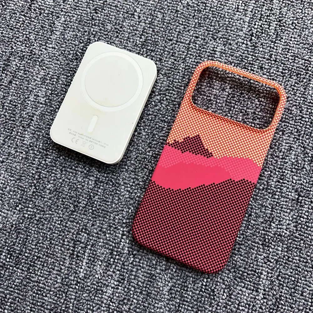 Противоударный чехол-кобура для iPhone 17 air, пластик, светло-синий