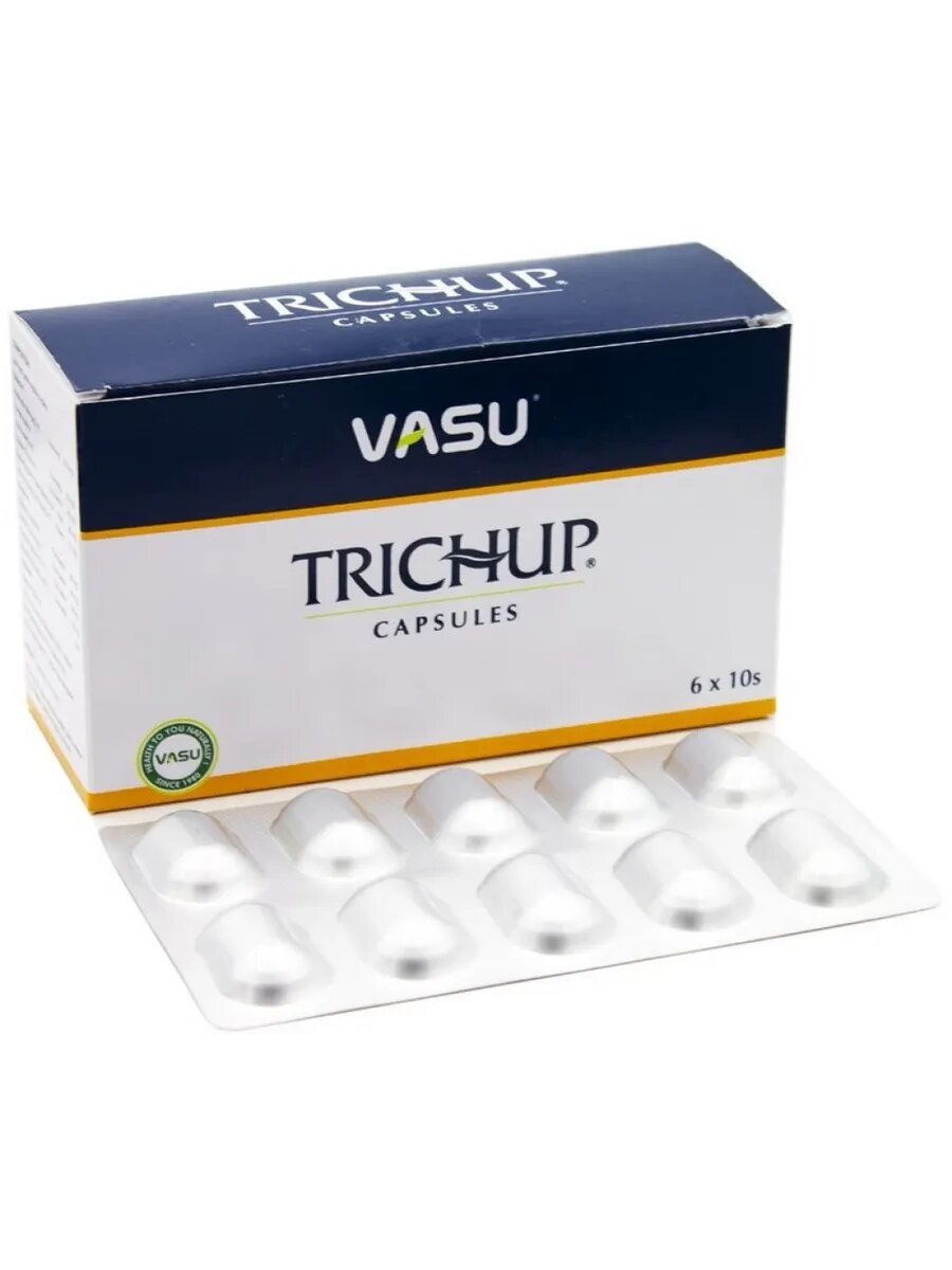 Тричуп Васу для роста укрепления волос Trichup Vasu 60 шт.