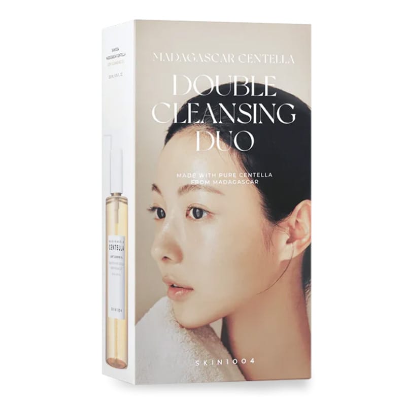 Набор уходовой косметики Skin1004 Double Cleansing Duo Набор очищающая пенка 125 мл + очищающее масло для лица 200 мл