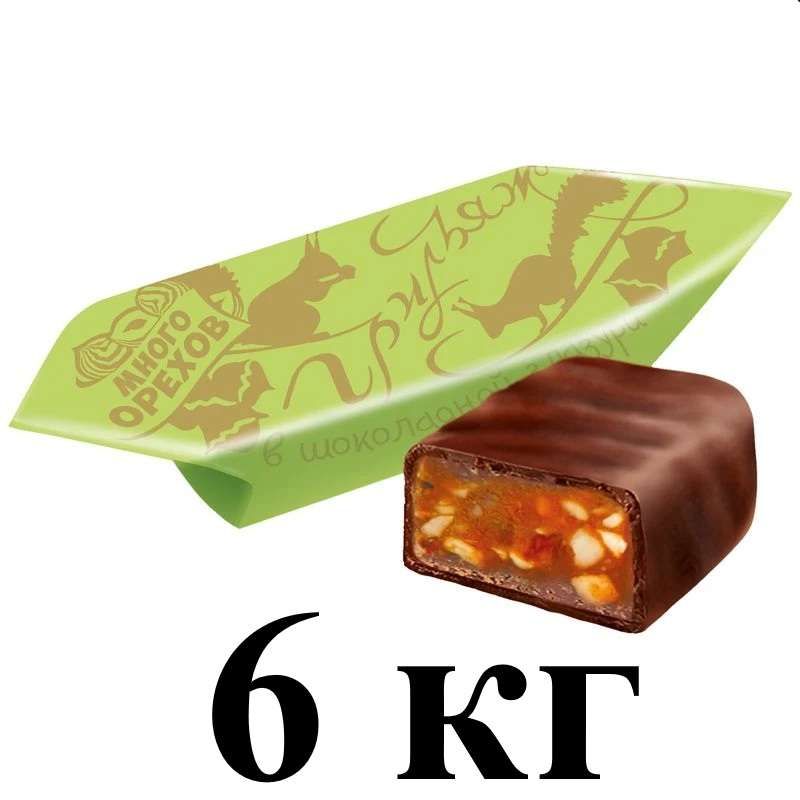 Грильяж конфеты в шоколадной глазури, 6 кг