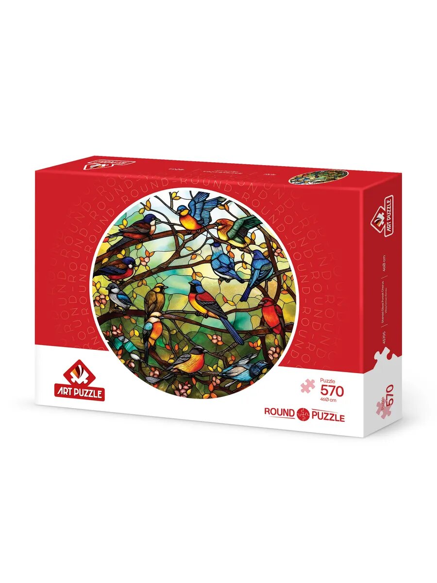 ART PUZZLE Лесной хор из витражей 570 дет.