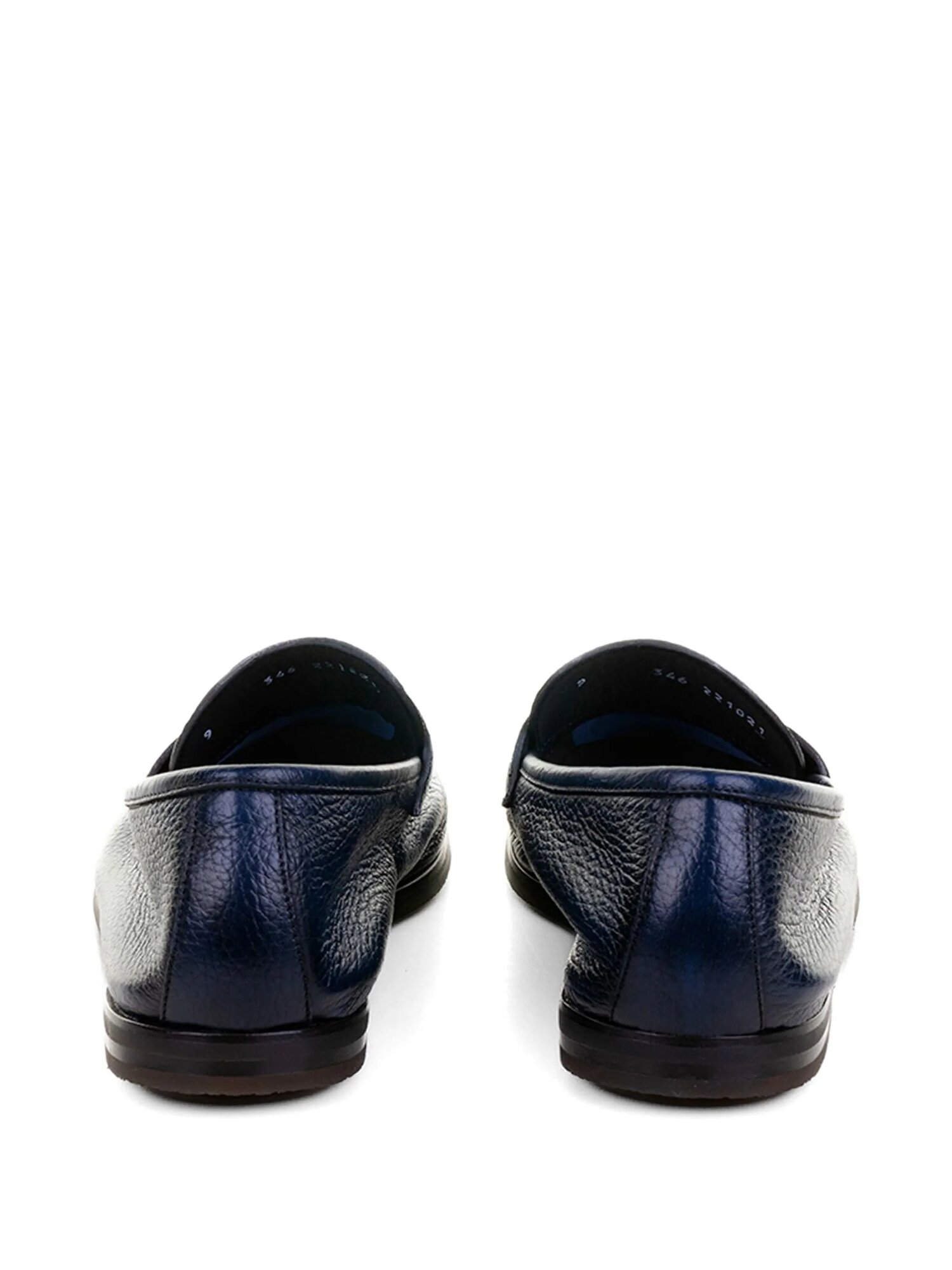 Лоферы Neil Barrett Penny leather loafers, размер 44, blue — фото 1