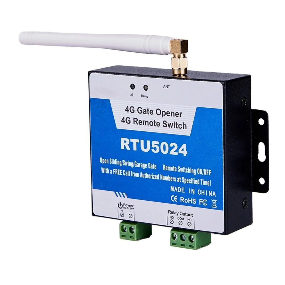 RTU5024 Blue GSM Шлюз Для Управления Воротами И Дверьми С Возможностью Удаленного Через Мобильный Телефон.