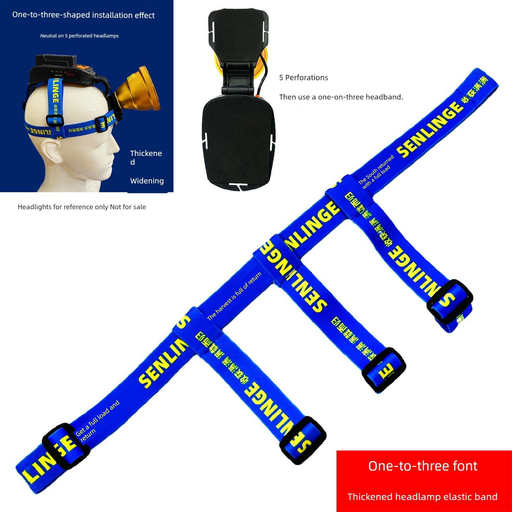Дополнительно толстый регулируемый эластичный ремешок с 1-3 символами 5-шт комплект для аксессуаров фонарика -
