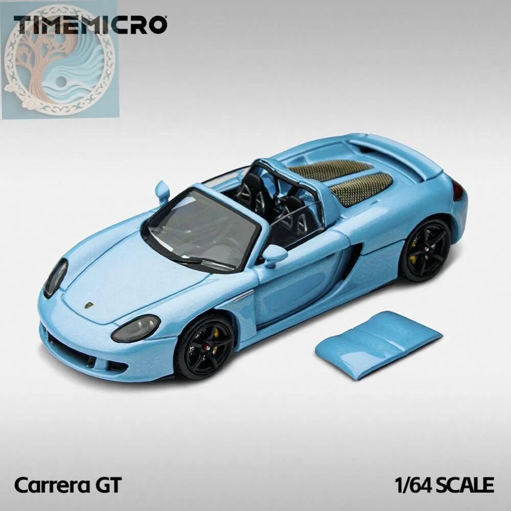 TimeMicro Porsche Carrera GT Gulf коллекционная модель 1/64 масштаб. Металлическая игрушка — фото 1