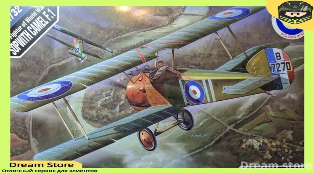 Academy AC12109 1/32 Sopwith Camel F-1 сборная модель самолета ABS