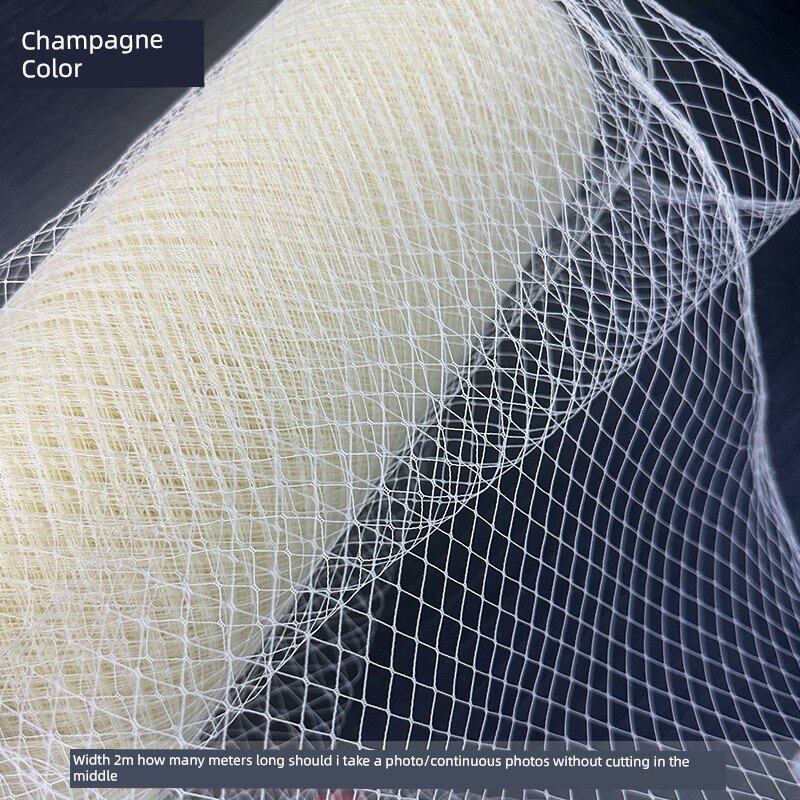 Большая сетчатая ткань в форме ромба, ручной работы, для рукоделия, прозрачная, для создания шляп, одежды,