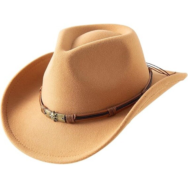 DIY Ковбойская Шляпа Лента Западная Унисекс Деним