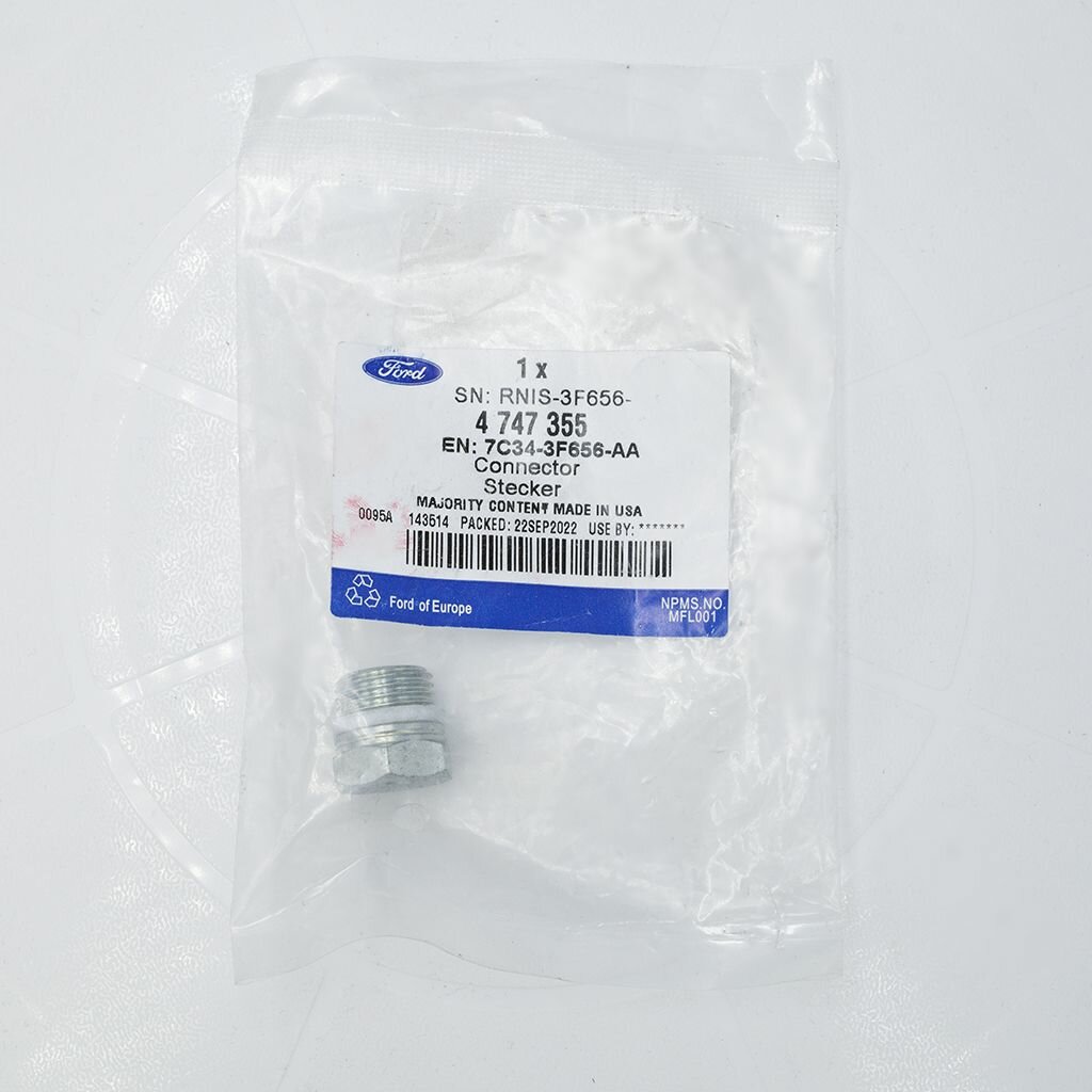 Штуцер трубки ГУРа Ford 4747355 цена с НДС на Ford Explorer Focus Ka Street Ka Transit / 1шт