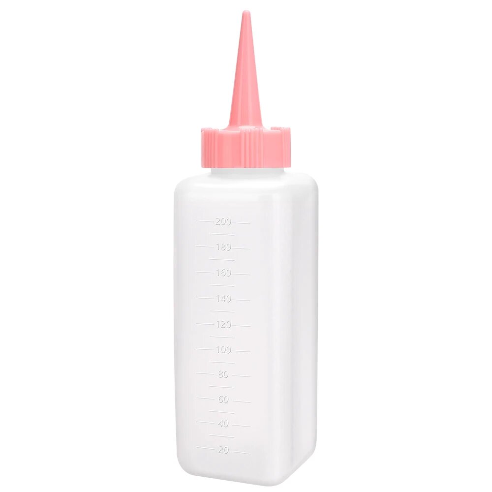160/200 мл бутылочка с игольчатым носом, краска для волос, пластиковая многоразовая бутылка, градуированная шкала, дозатор жидкости, инструменты для парикмахера