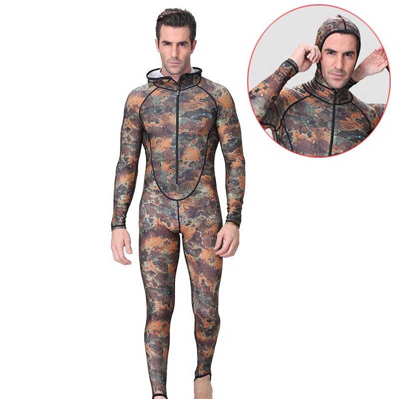 Гидрокостюм Dive&Sail UPF 50+ LS-715D078 для взрослых 4XL, Camo Men