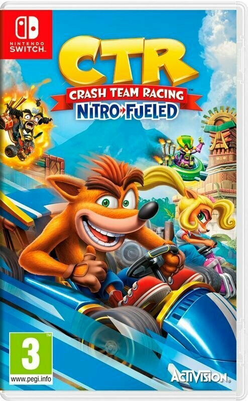Crash Team Racing Nitro-Fueled, Nintendo Switch, английская версия
