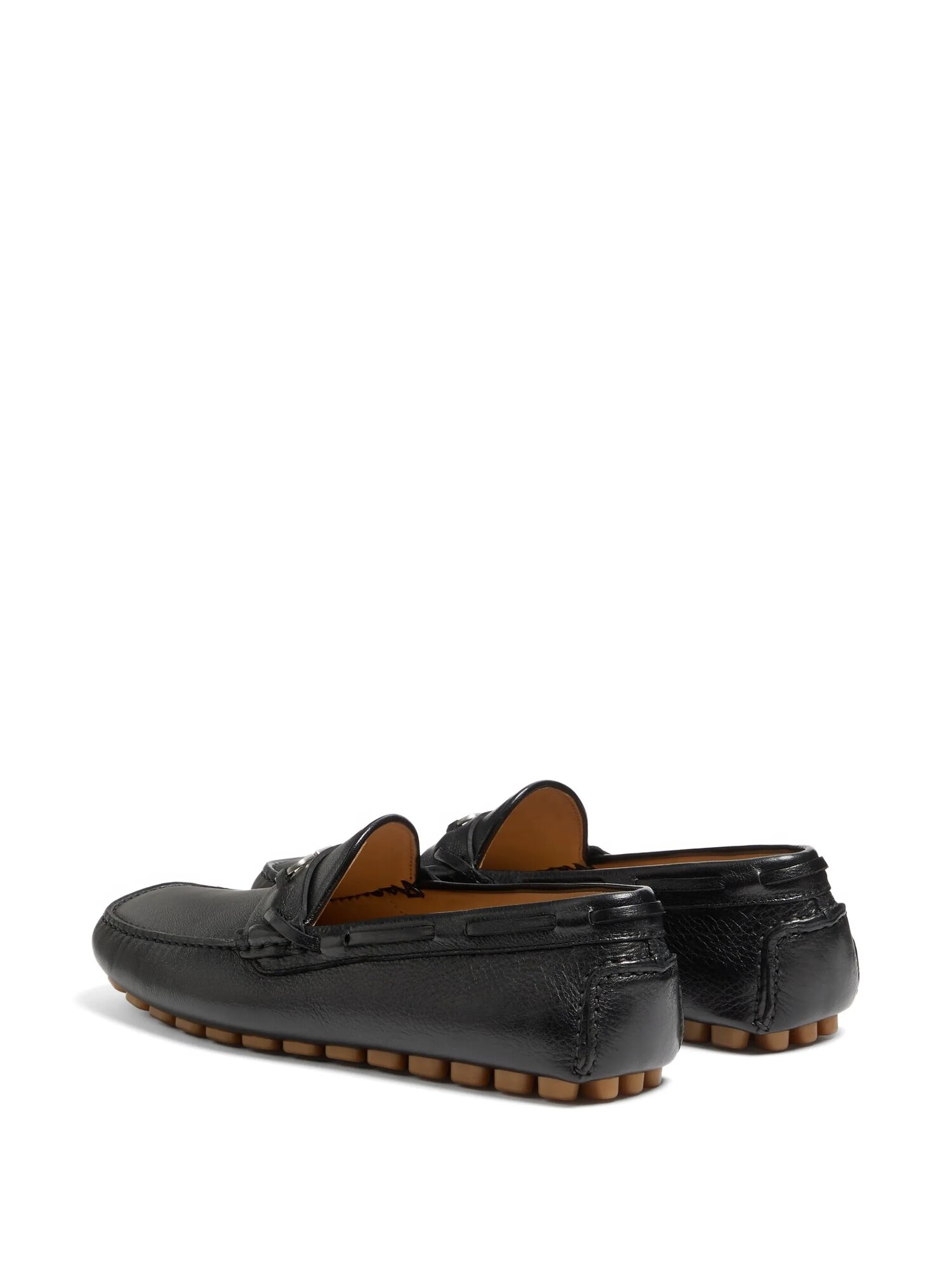 Лоферы Valentino Driver Fastaway buffalo loafers, размер 43, черный — фото 1