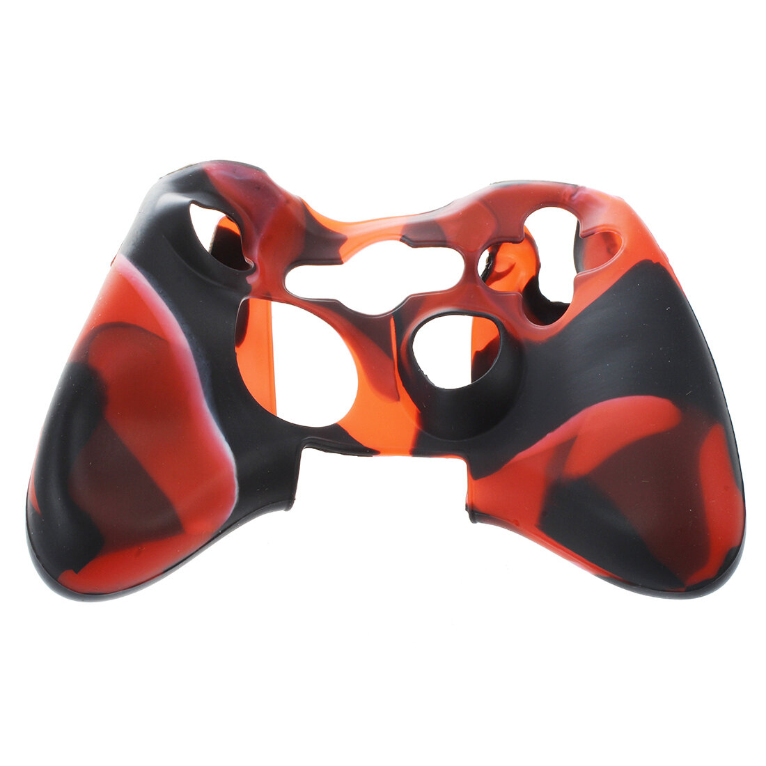 Силиконовый чехол для геймпада Xbox 360 Camo+черный для джойстика камуфляжный