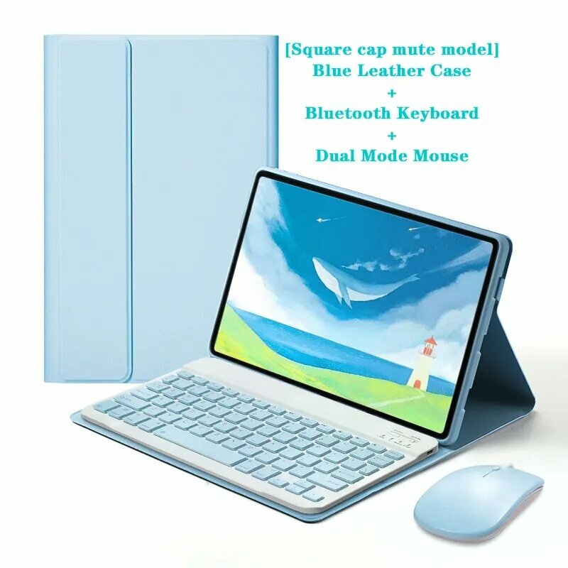 Чехол для планшета Lenovo Tab M10 FHD Plus 10.3 дюйма, русская клавиатура+MыШь (TB-X606F/X606X)