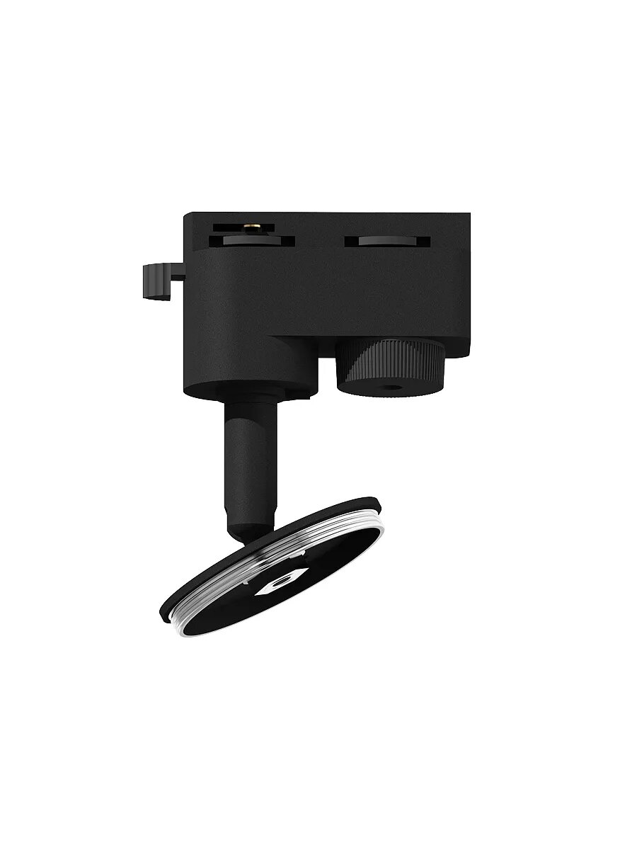 Крепеж трековый поворотный для корпуса светильника с диаметр