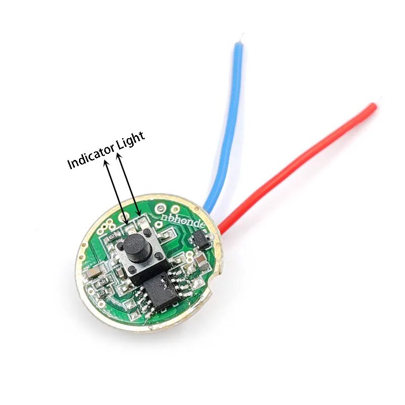 LED драйвер JOYING LIANG 22 мм, 2-4.5В, 2A, Red blue Indicator
