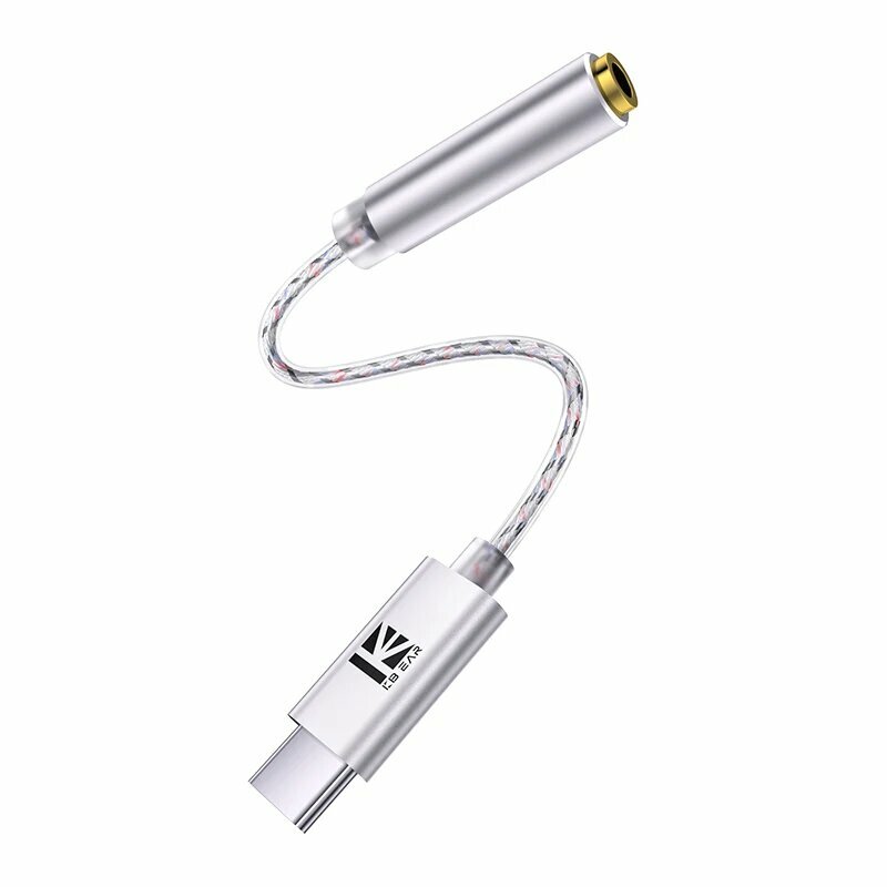 KBEAR TC12 USB Type C до 3,5 мм адаптер