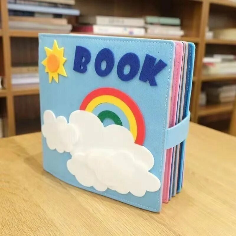 Мягкая книжка игрушка из фетра для детей от года