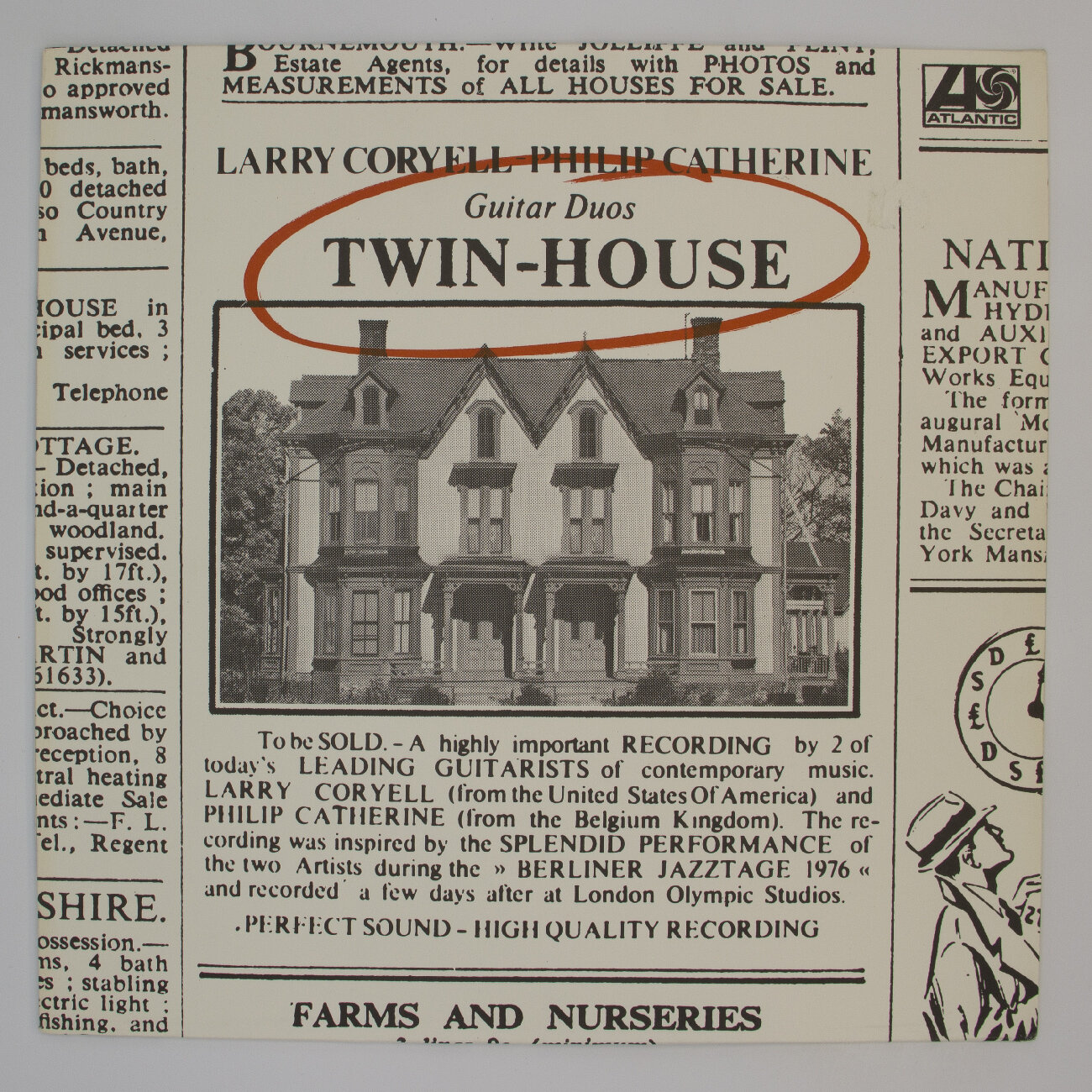 Виниловая пластинка Larry Coryell - Twin-house (guitar Duos), 1xLP, EX