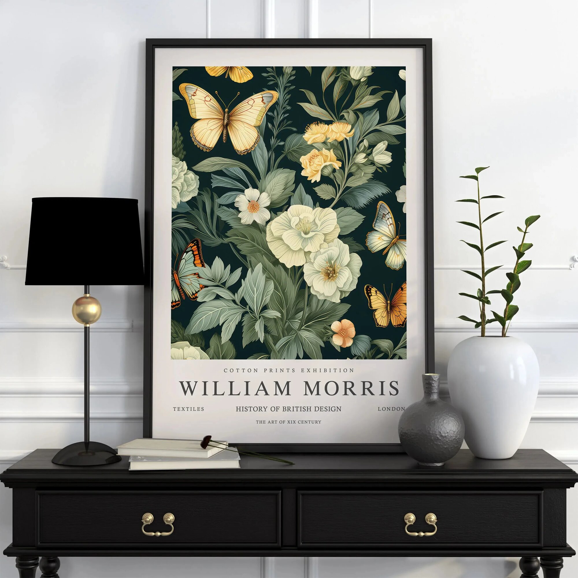 Постер Уильяма Морриса 40x60см, без рамы, цвет 3