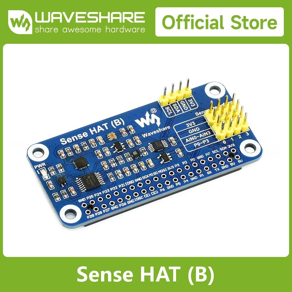 Модуль датчиков Waveshare Sense HAT (B) для Raspberry Pi