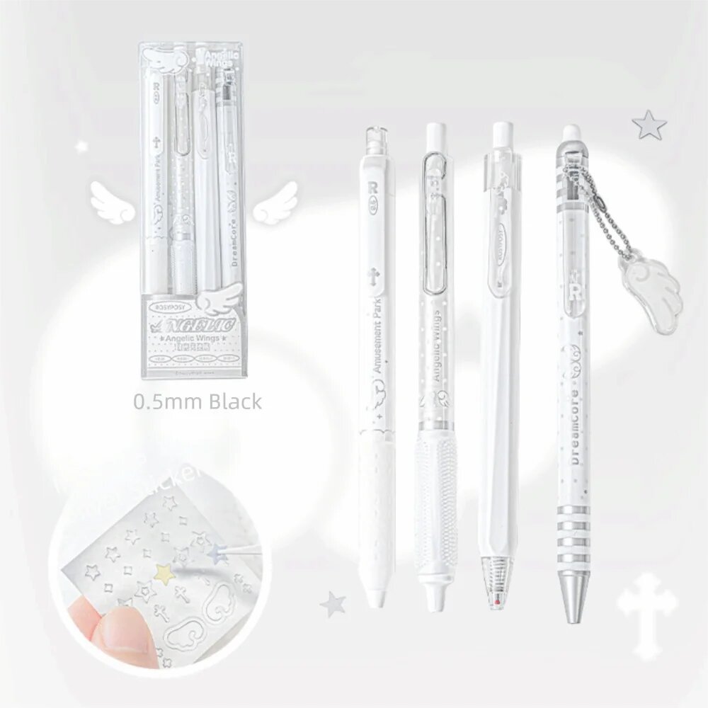 Набор гелевых ручек Pearl Angel Белый, White