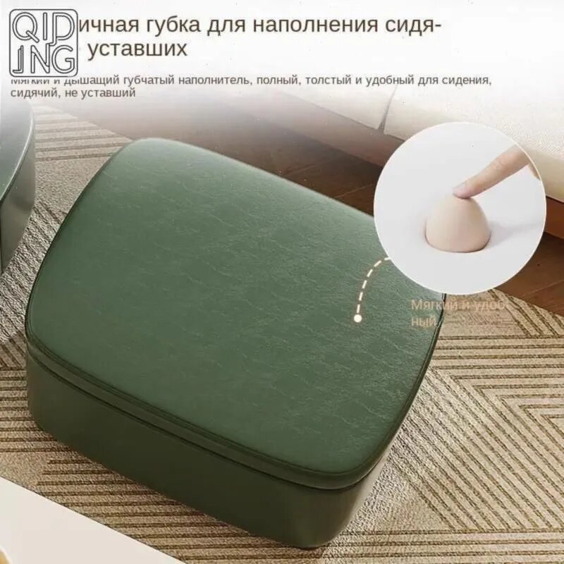 Табурет с ящиком для хранения, коричневый, 40*30*28 см, 1 шт. — фото 1