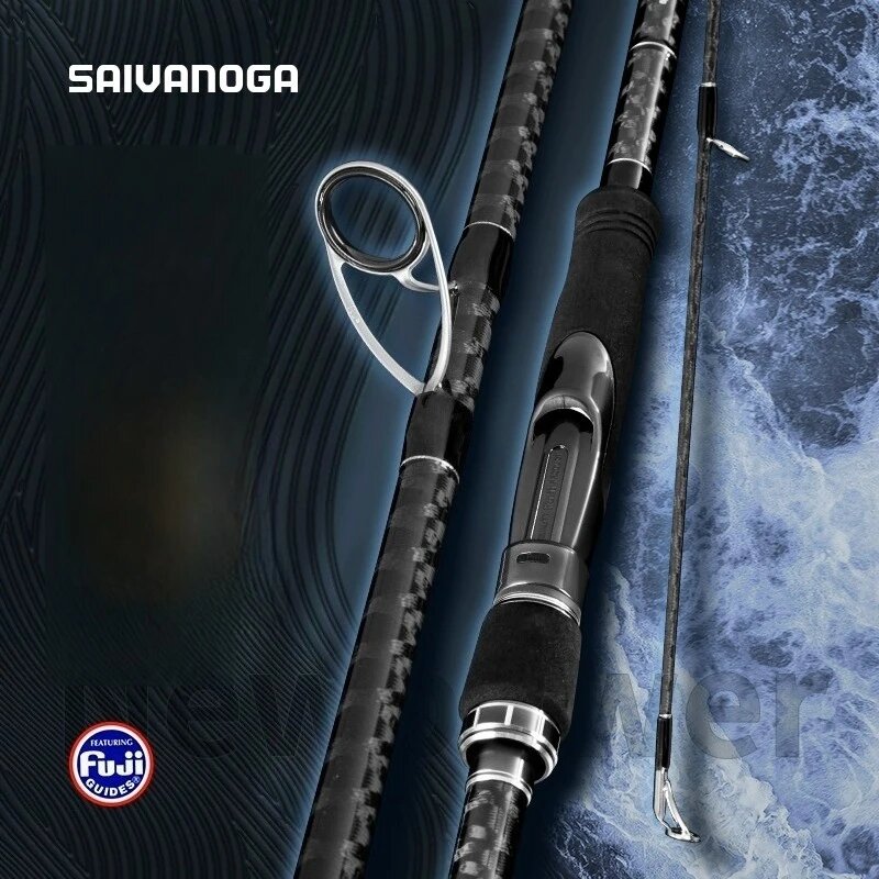 Удилище для ловли SAIVA Fuji Sic LongCasting High Carbon Ultralight Casting Spinning Lure Fishing Rod длиной 2,13-3,2 м для ловли морского окуня.