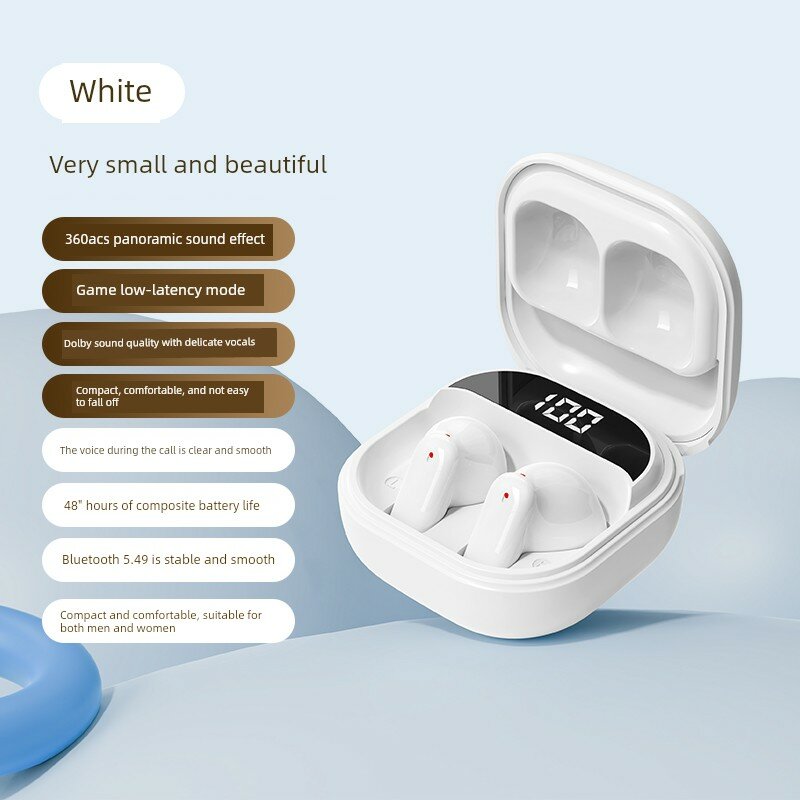 Berlin Sound Беспроводные наушники Bluetooth Мини-вкладыши для спорта и сна с шумоподавлением, цвет CT высокой четкости