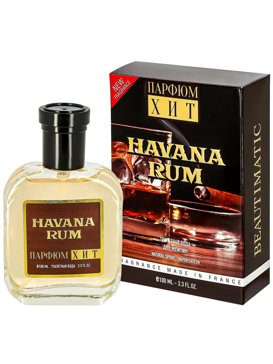 Туалетная вода мужская Kpk Parfum свежий аромат Havana Rum 100мл